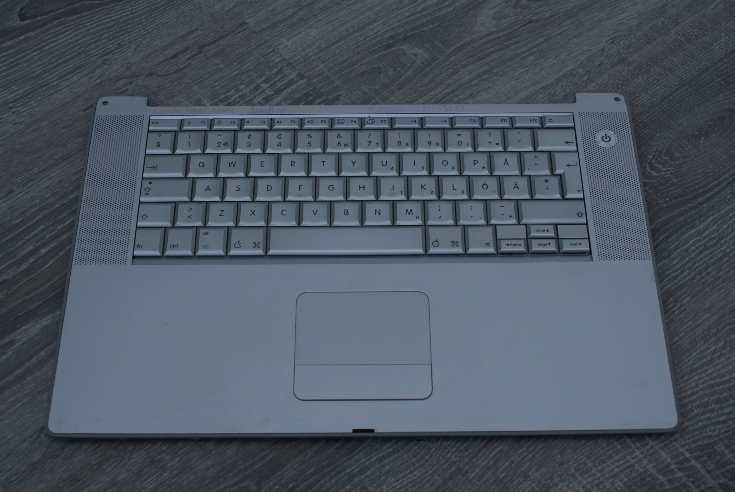 Topcase klawiatura Apple PowerBook G4 Aluminum A1046 w Wieliczka ...