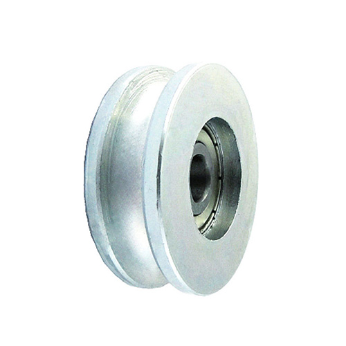 METALOWA rolka fi. 44 mm profilowana na linkę fi. 6 mm - 5903636535210 ...