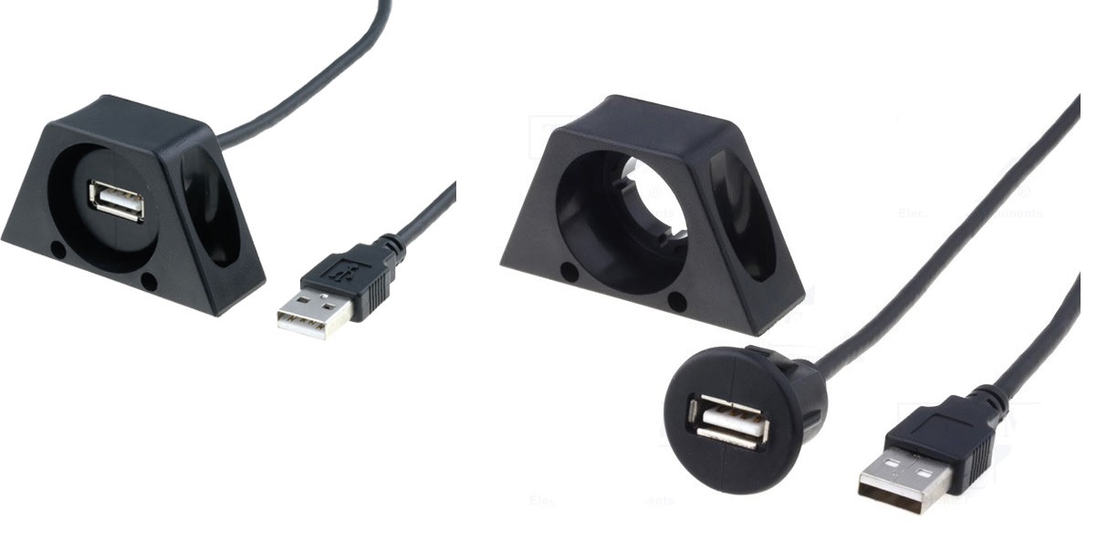 MOTIVAČNÝ PREDLŽOVACÍ KÁBEL USB 2M S UPÍNACÍM DRŽIAKOM - Allegro