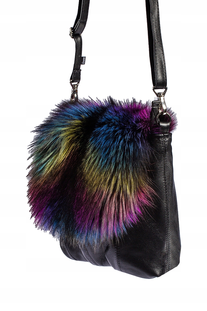 Torebka z Naturalnym Futrem - Torebki - Największy wybór torebek ...