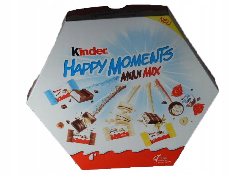 KINDER Happy Moments Mini Mix 162g 84391 • Cena, Opinie - Allegro