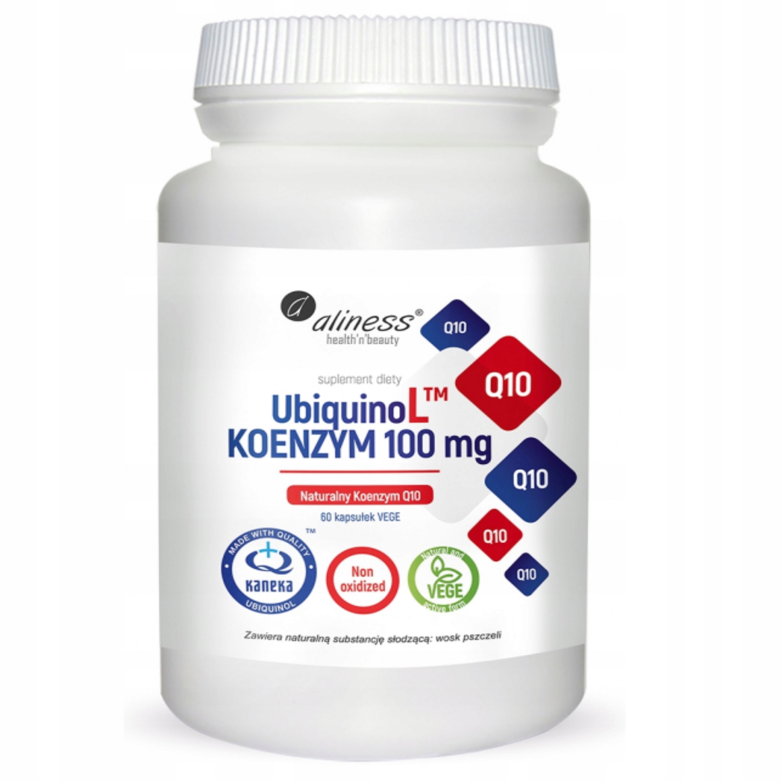ALINESS Koenzym Q10 UbiquinoL UbichinoL KANEKA 60k 7450676969 - Allegro.pl