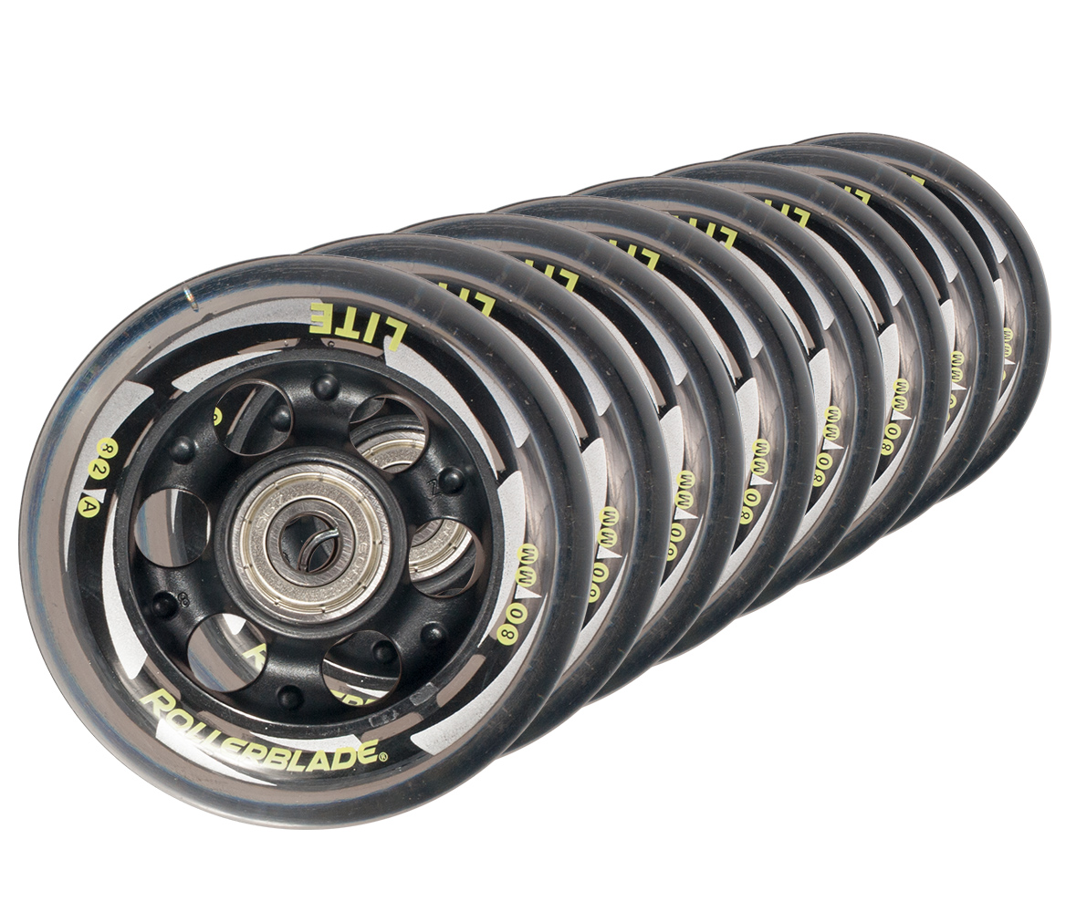 ROLLERBLADE KÓŁKA do ROLEK 80mm 82A + ŁOŻYSKA SG 7 - 7391738323 ...