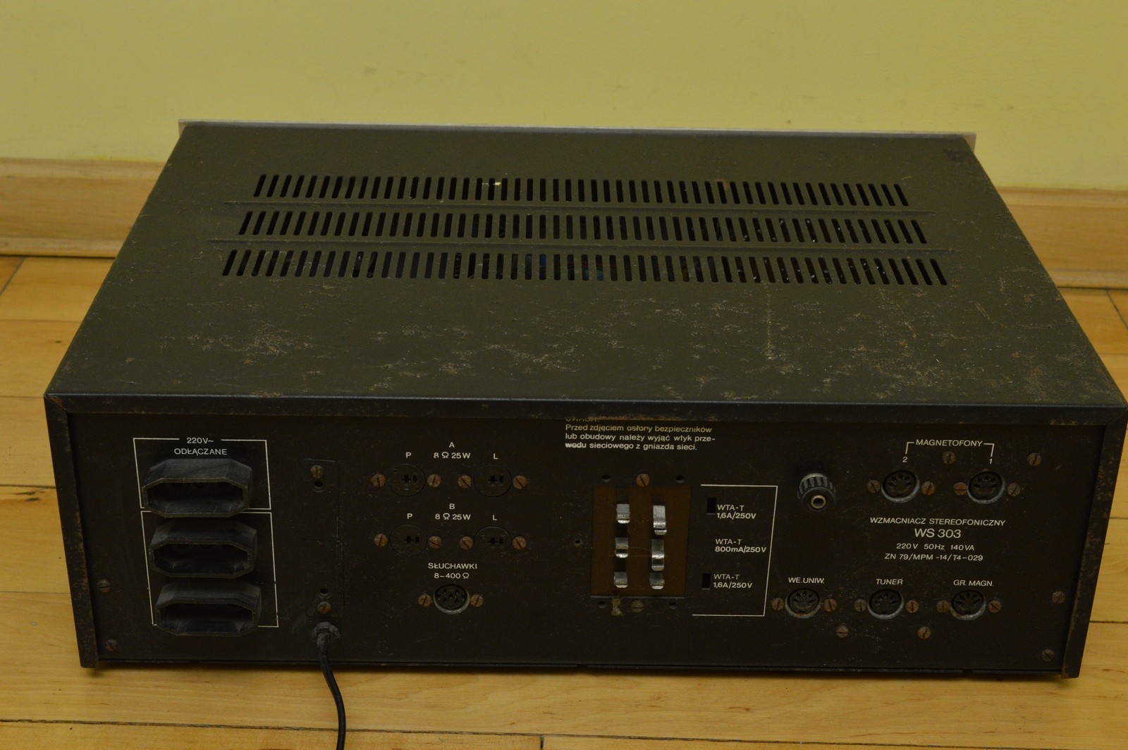 Wzmacniacz Stereo UNITRA Fonica WS-303 - 7266608791 - oficjalne archiwum allegro