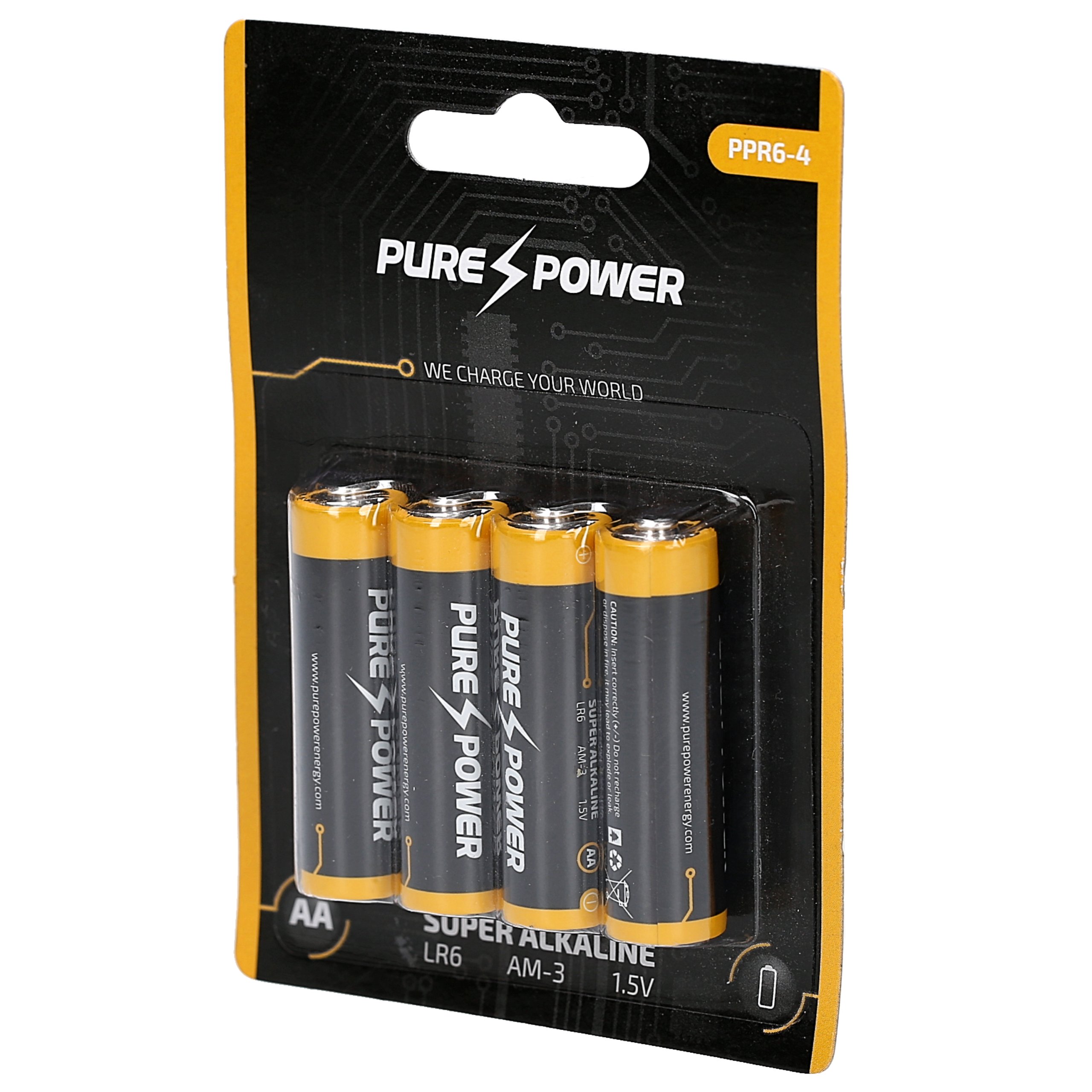 4x BATERIE alkaliczne Pure Power LR6 LR06 AA 1.5V - 7118344705 ...