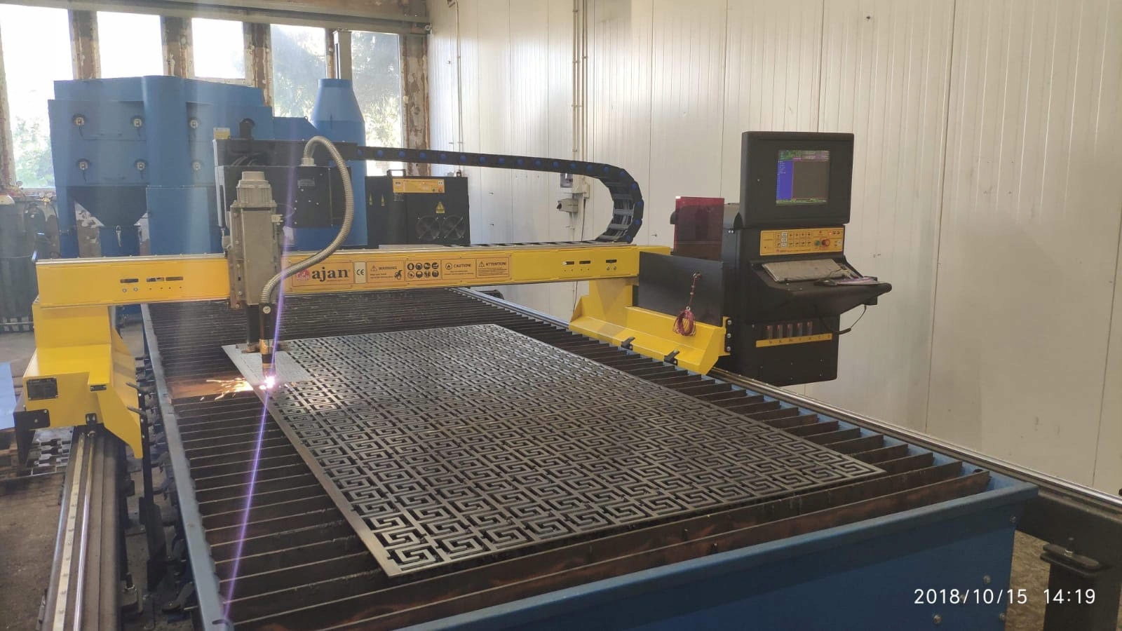 Plazma CNC plasma AJAN 130A stół 6x2m cesja 2018r - 7694012383 ...