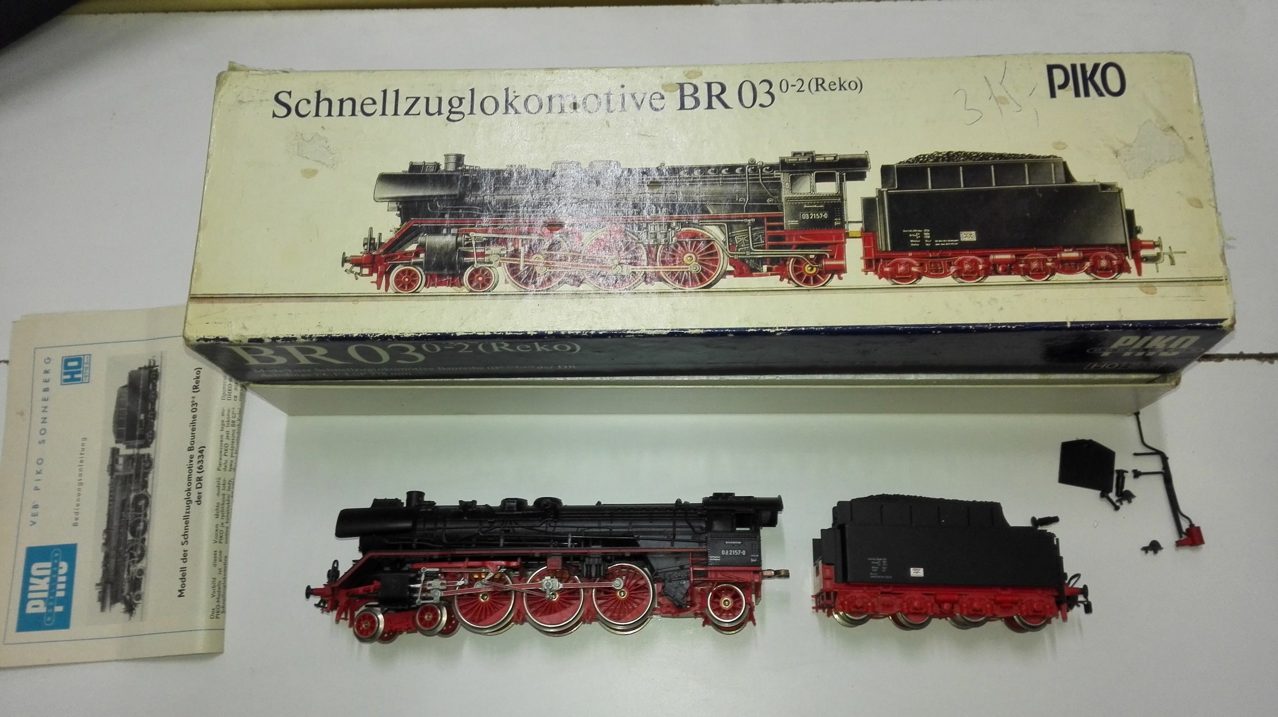 lokomotywa PIKO BR 03 , skala : H0 - 7445359836 - oficjalne archiwum ...