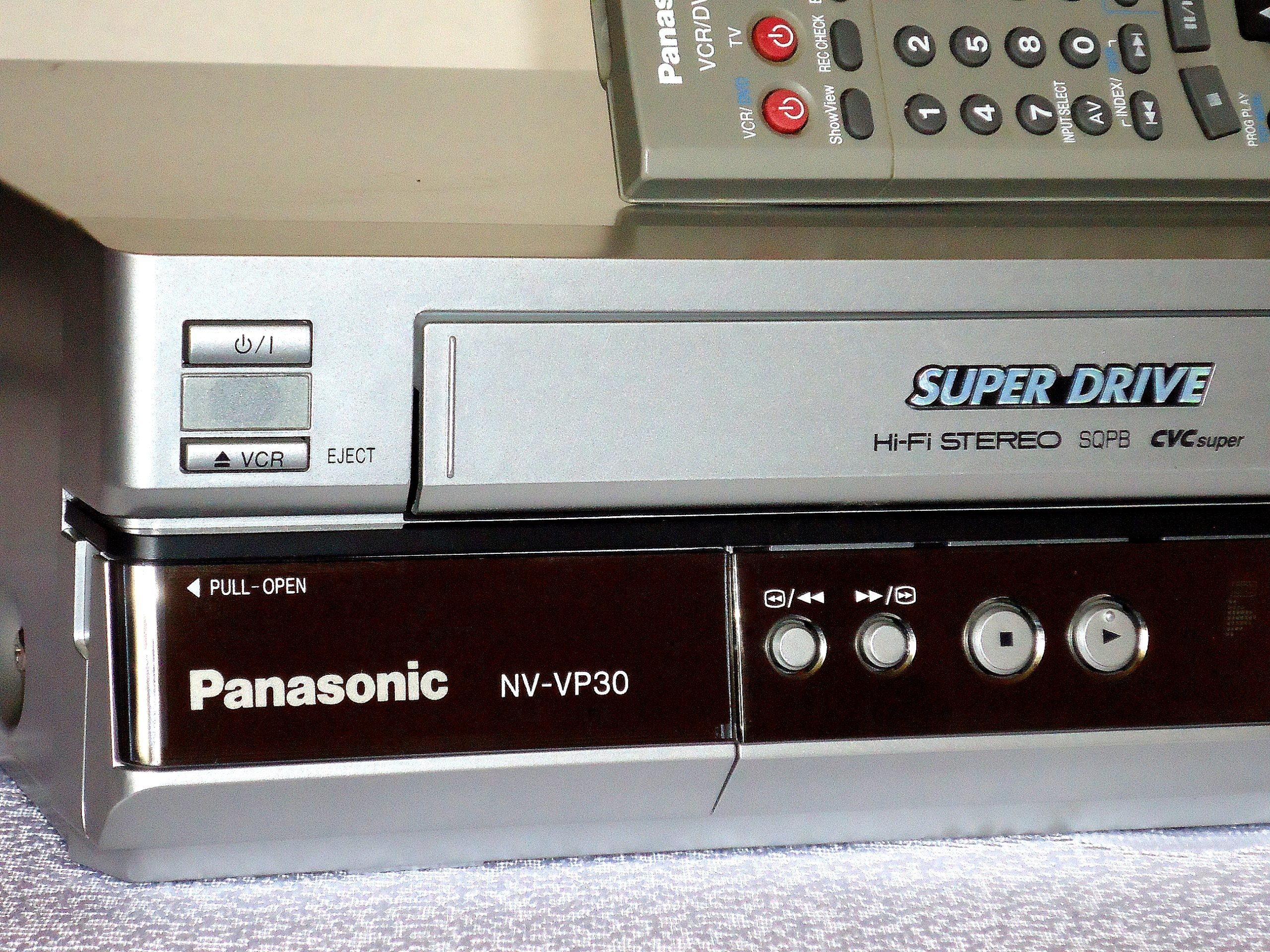 PANASONIC Combo DVD-VHS 6GŁOWIC SP/LP/EP Mp3 S-VHS - 7337063013 ...