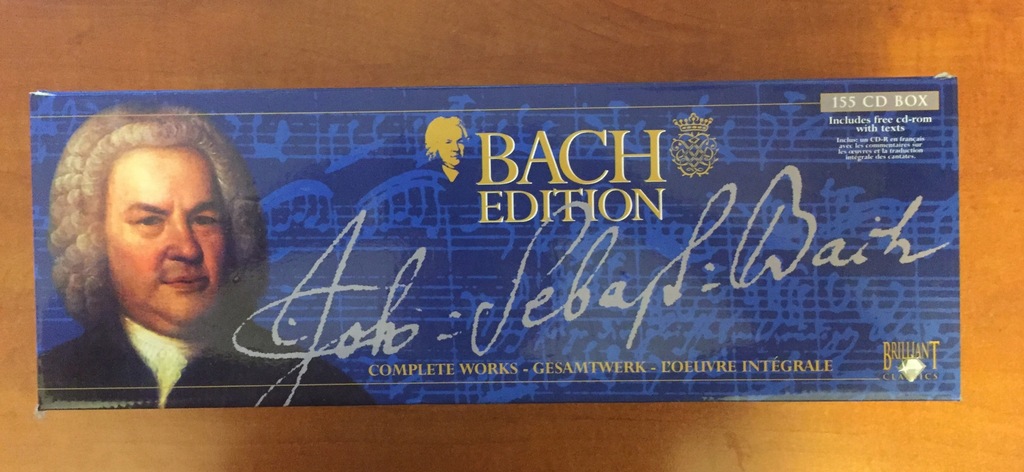 Bach Edition: Complete Works (155 CD Box Set) - 7728064623 - oficjalne ...