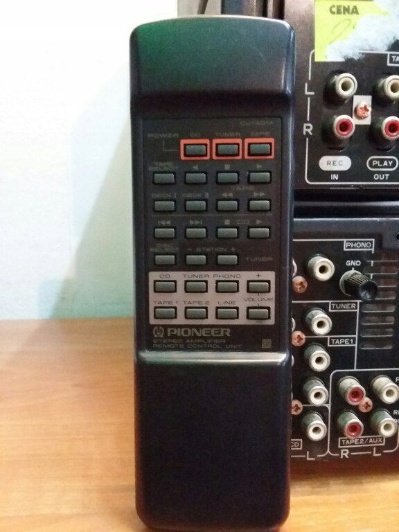 Wieża Pioneer A-C3 T-C3 PD-C3 wzmacniacz CD kaseta - 7523475770 ...