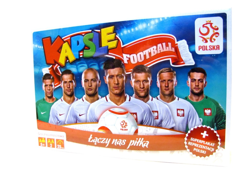 GRA KAPSLE FOOTBALL TREFL plakat kadry polski pzpn - 7058611394 ...