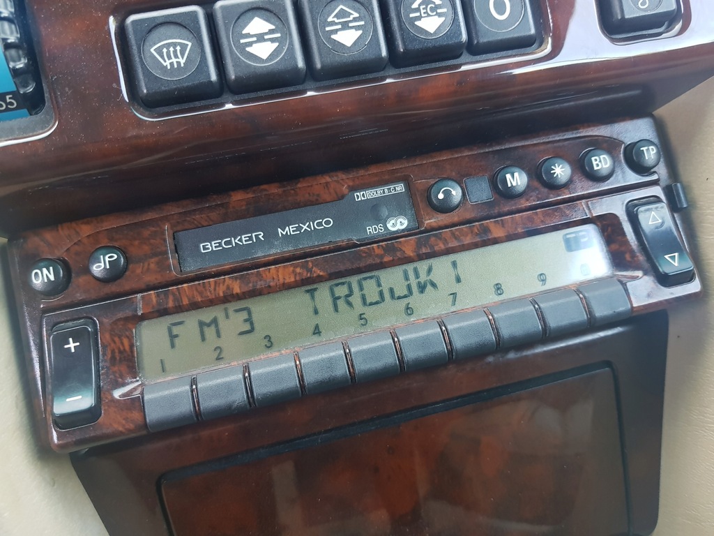 mercedes w124 radio becker mexico sprawne - 7466855338 - oficjalne ...
