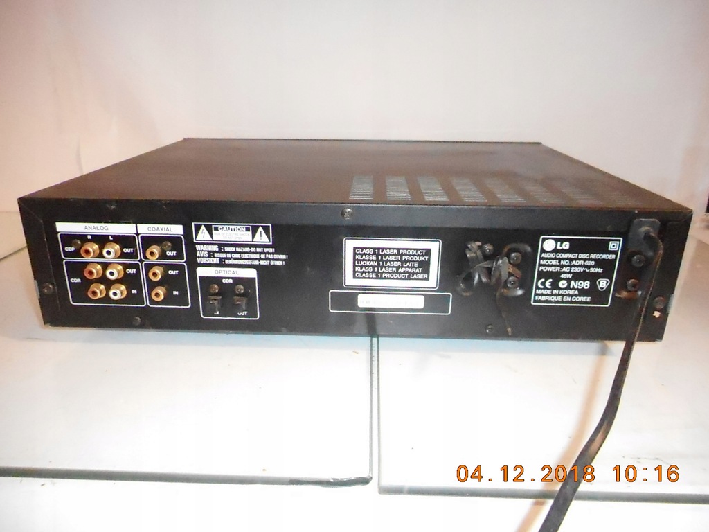 LG ADR-620 AUDIO DISC RECORDER NAGRYWARKA - 7708814119 - oficjalne ...