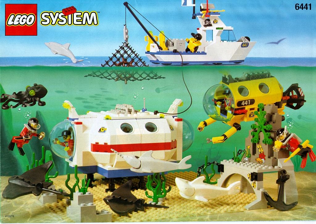 Lego TOWN DIVERS 6441 Deep Sea Refuge 1997 Unikat! - 7792148901 ...