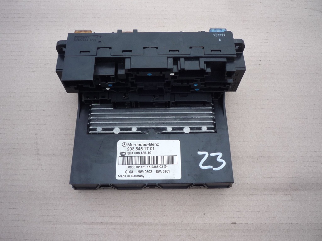 MERCEDES W203 MODUŁ SAM SKRZYNKA BSI 2035451701 - 7146171272 ...
