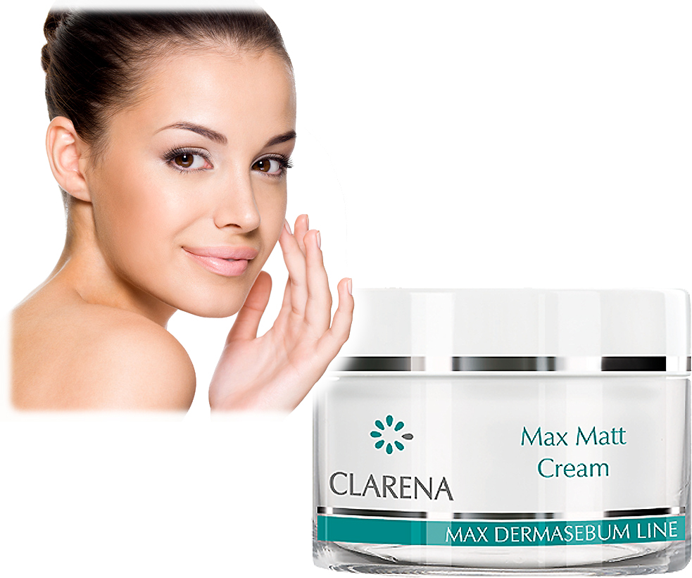 CLARENA MATUJĄCY KREM NA DZIEŃ MAX MATT 50 ml - 5924067446 - oficjalne ...