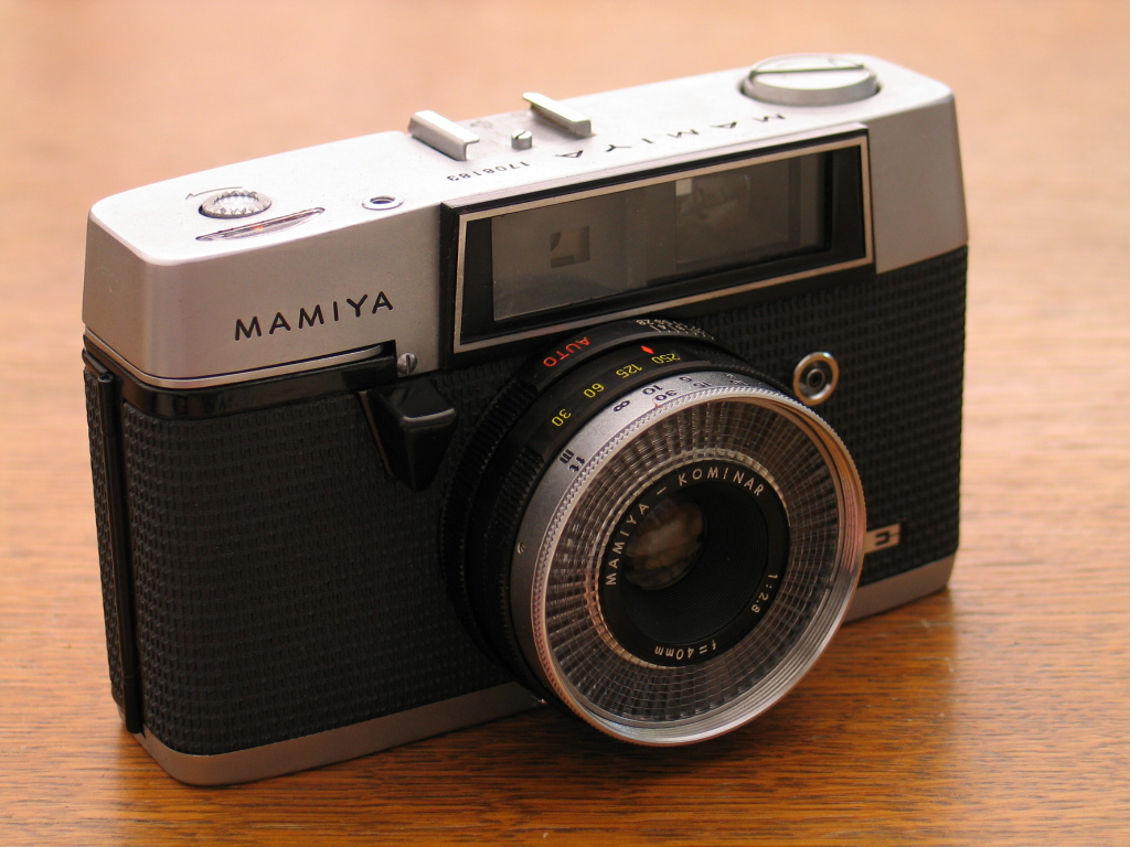 Dalmierzowy aparat Mamiya EE z obiektywem Kominar - 7070430397 ...