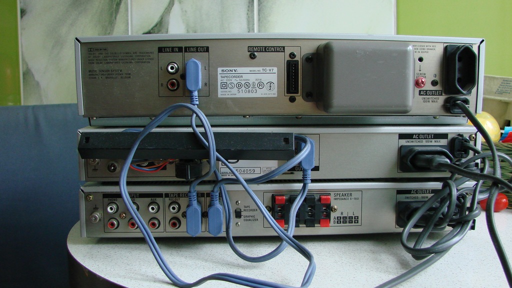 Sony TC-V7,ST-V5L,TA-V5 100% Sprawne - 7408273444 - oficjalne archiwum ...