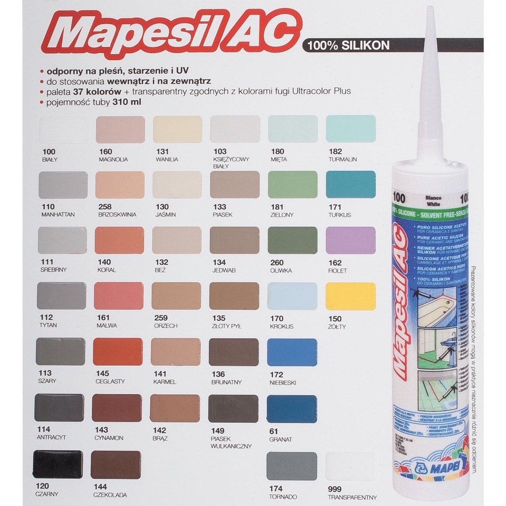 Silikon MAPEI Mapesil AC - manhattan (110) - 7018511860 - oficjalne ...