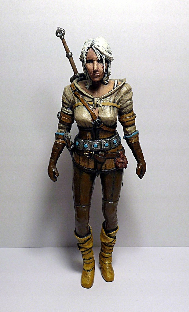 WIEDŹMIN 3 FIGURKA CIRI Z MIECZEM 19 cm JEDYNA HIT - 7582328415 ...