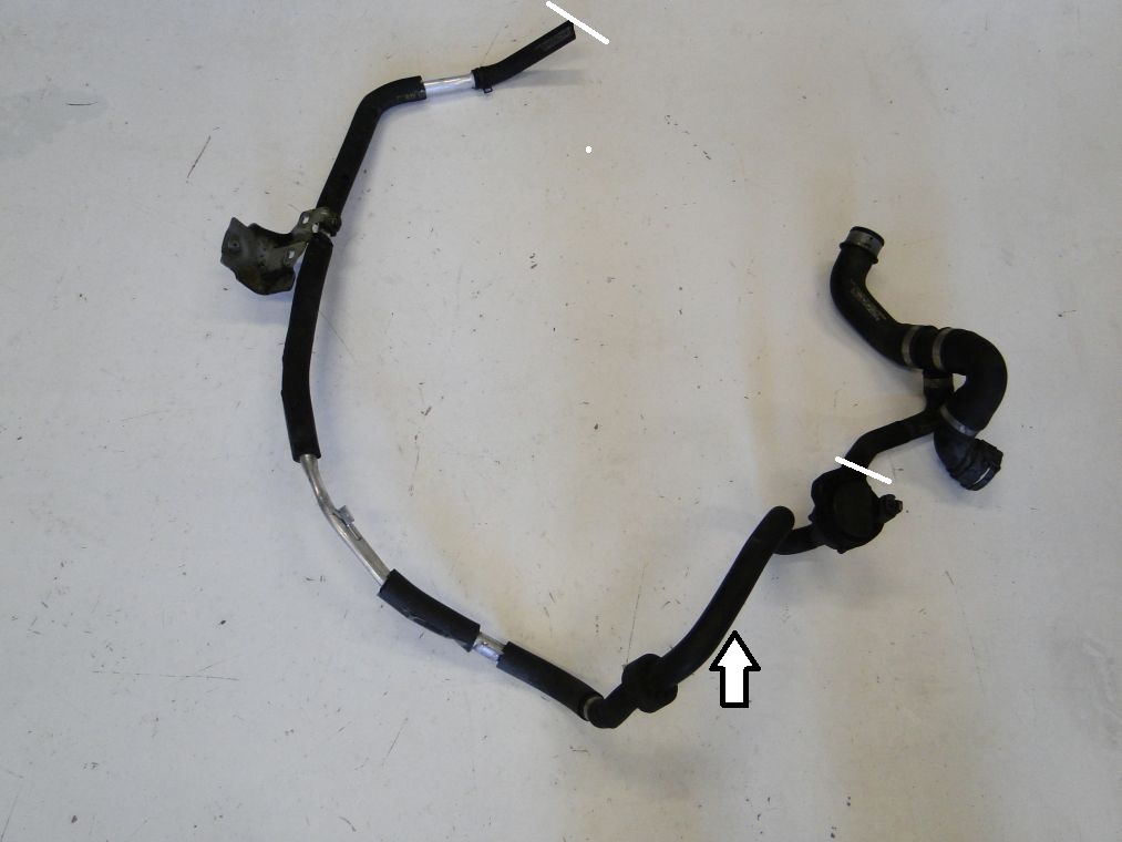 MERCEDES S KLASA 222 PRZEWÓD WĄŻ WODY A2228300016 - 7544071280 ...