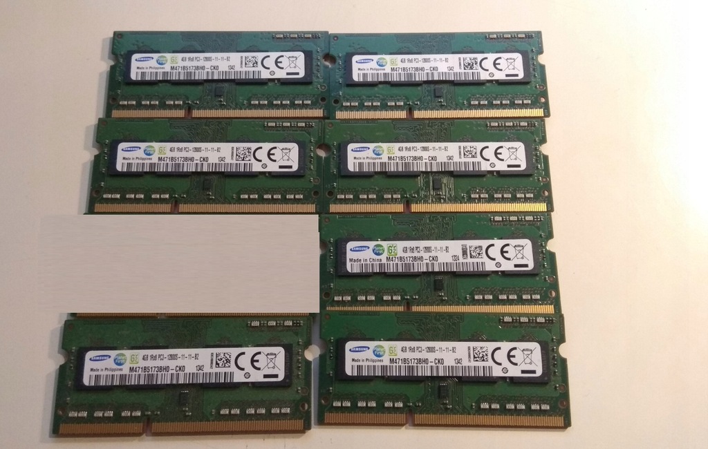 SAMSUNG RAM 4GB 1600MHZ 1Rx8 PC3-12800S-11-11-B2 - 7699655140 - oficjalne archiwum Allegro