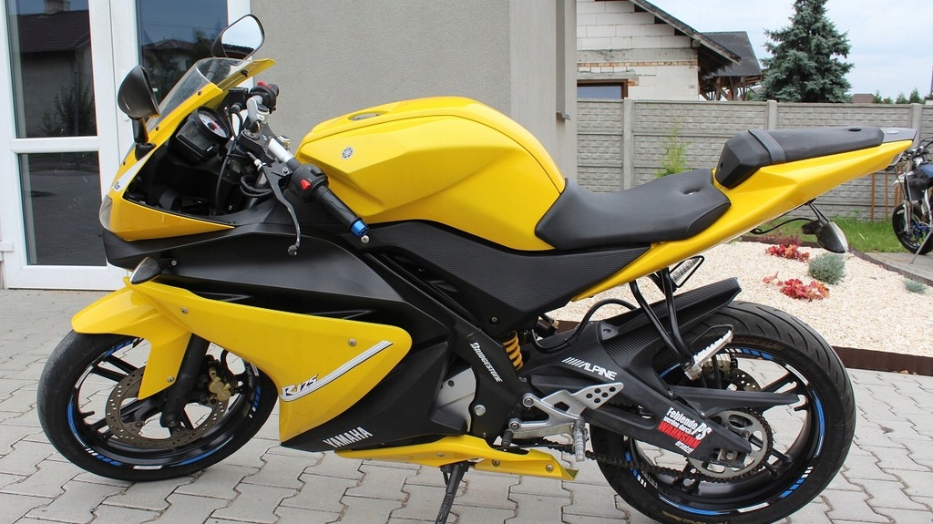 Yamaha Yzf R125 Yellow