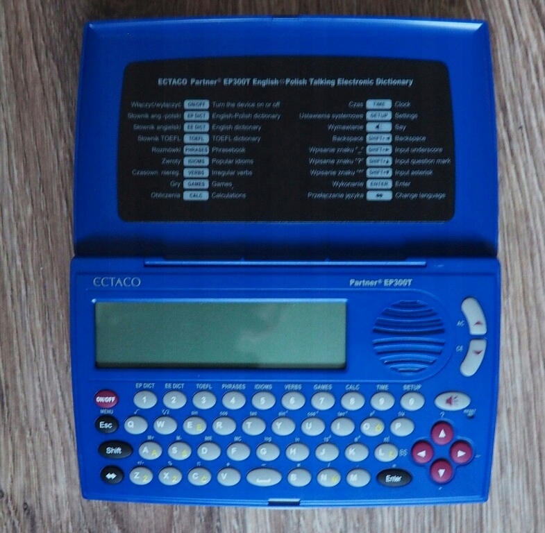 Ectaco Ep300T tłumacz elektroniczny mówiący - 7575611558 - oficjalne ...
