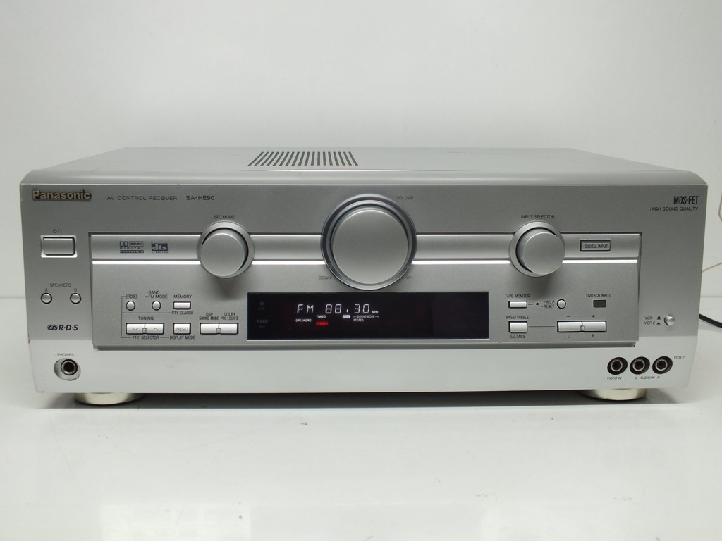 Amplituner 5.1 Panasonic SA-HE90 GWARANCJA Paragon - 7164633890 - oficjalne archiwum Allegro