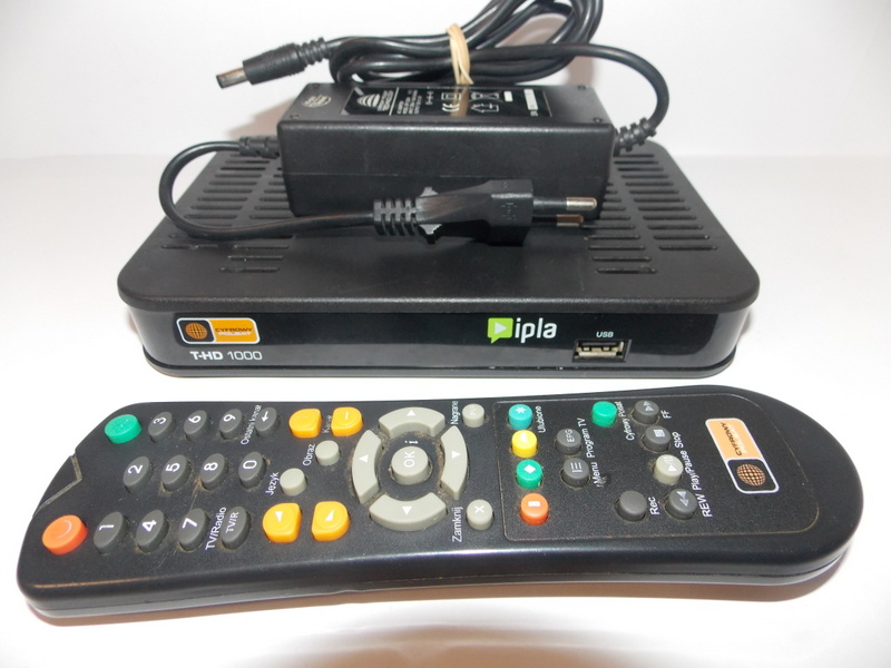 DEKODER DVBT T-HD 1000 CYFROWY POLSAT - 7156242734 - oficjalne archiwum Allegro