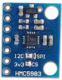 Moduł z 3-osiowym cyfrowym kompasem i HMC5983 - 7200689192 - oficjalne ...