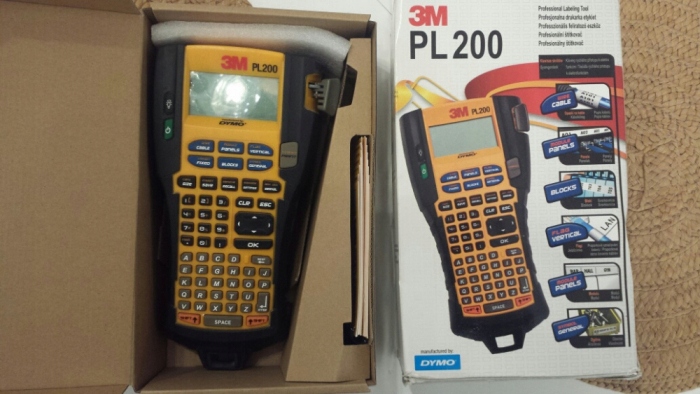 Drukarka ręczna DYMO 3M PL200 Do etykiet Jak Nowa - 7650652837 ...