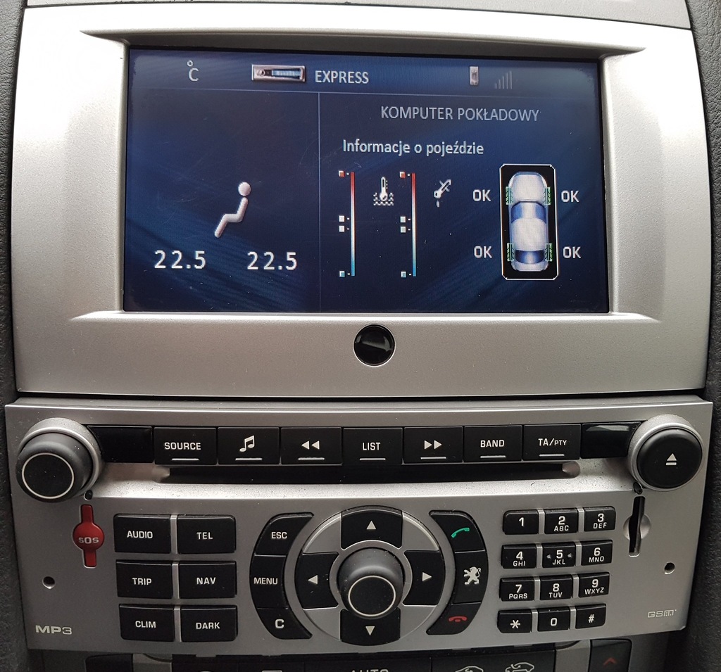 NAWIGACJA NAVI RADIO PEUGEOT 407 RT4 ZESTAW - 7293228989 - oficjalne ...