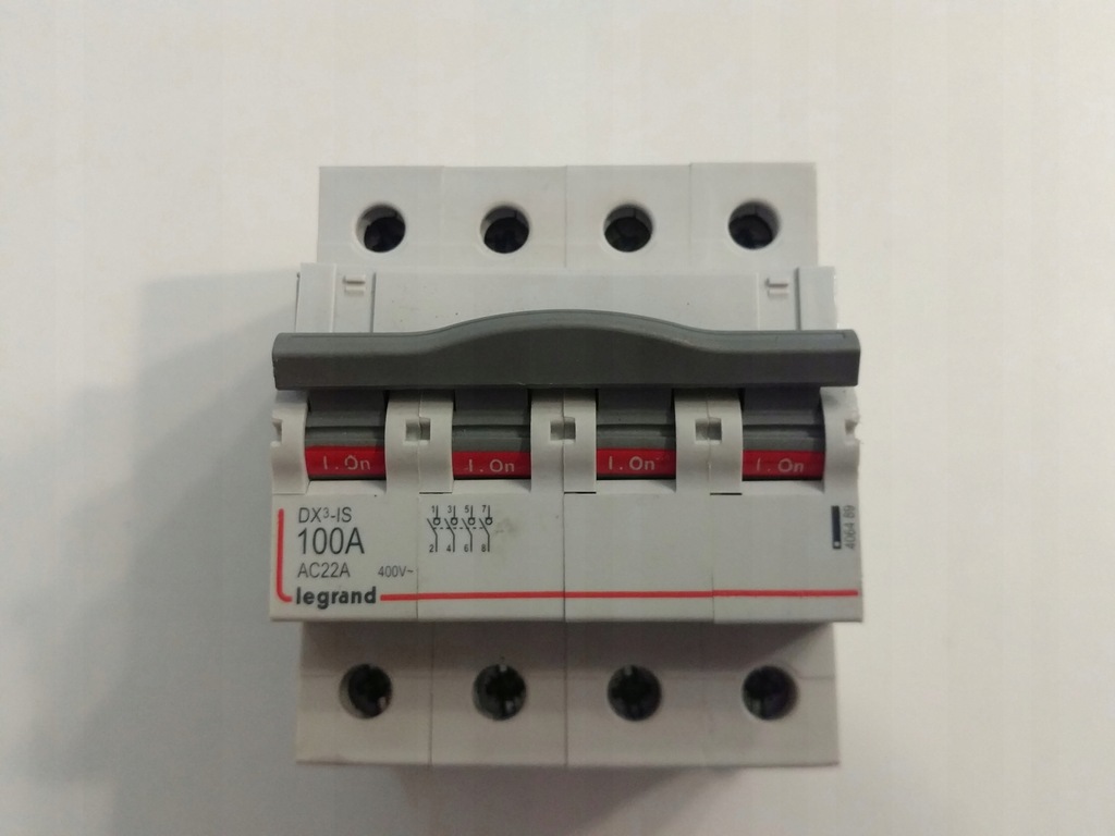 LEGRAND ROZŁĄCZNIK IZOLACYJNY DX3-IS 100A AC22A - 7538394518 - oficjalne archiwum Allegro