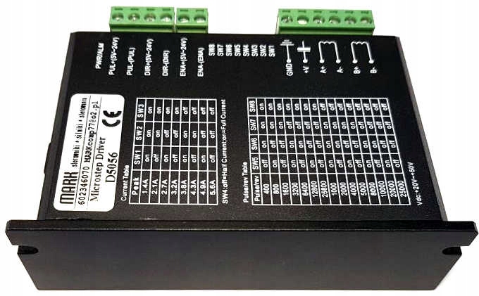 Sterownik D5056 silnika krokowego 5,6A PROMOCJA - 7623297694 - oficjalne archiwum Allegro