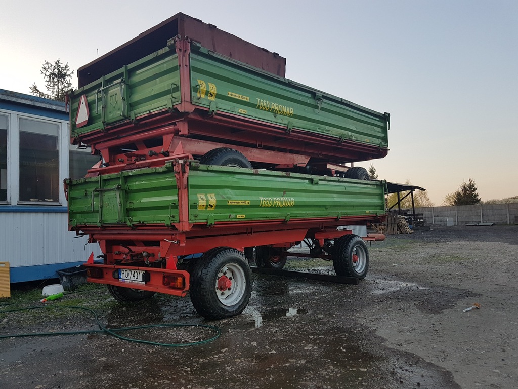 Przyczepa rolnicza pronar t653 3 str wywrot lad 4 - 7306253782 - oficjalne archiwum Allegro