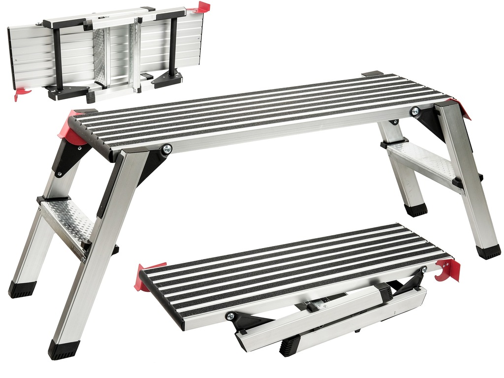 ALUMINIOWY PODEST ROBOCZY SKŁADANY 200 KG - 7430474318 - oficjalne ...