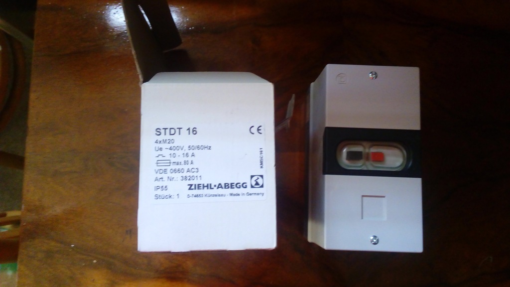 STDT 16 ZIEHL-ABEGG PRZEKAŹNIK OCHRONY TERMICZNEJ - 7467960579 ...