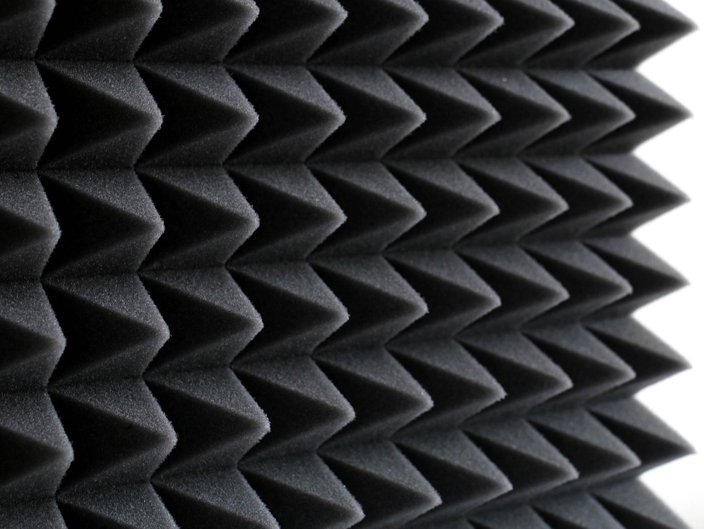 WYGŁUSZAJĄCA PIANKA GĄBKA MATA-Piramida 50x50x10cm - 6793303882 ...