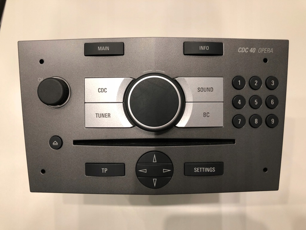 Radio CDC 40 OPERA ze zmieniarką do Ople Astra H - 7462151113 ...