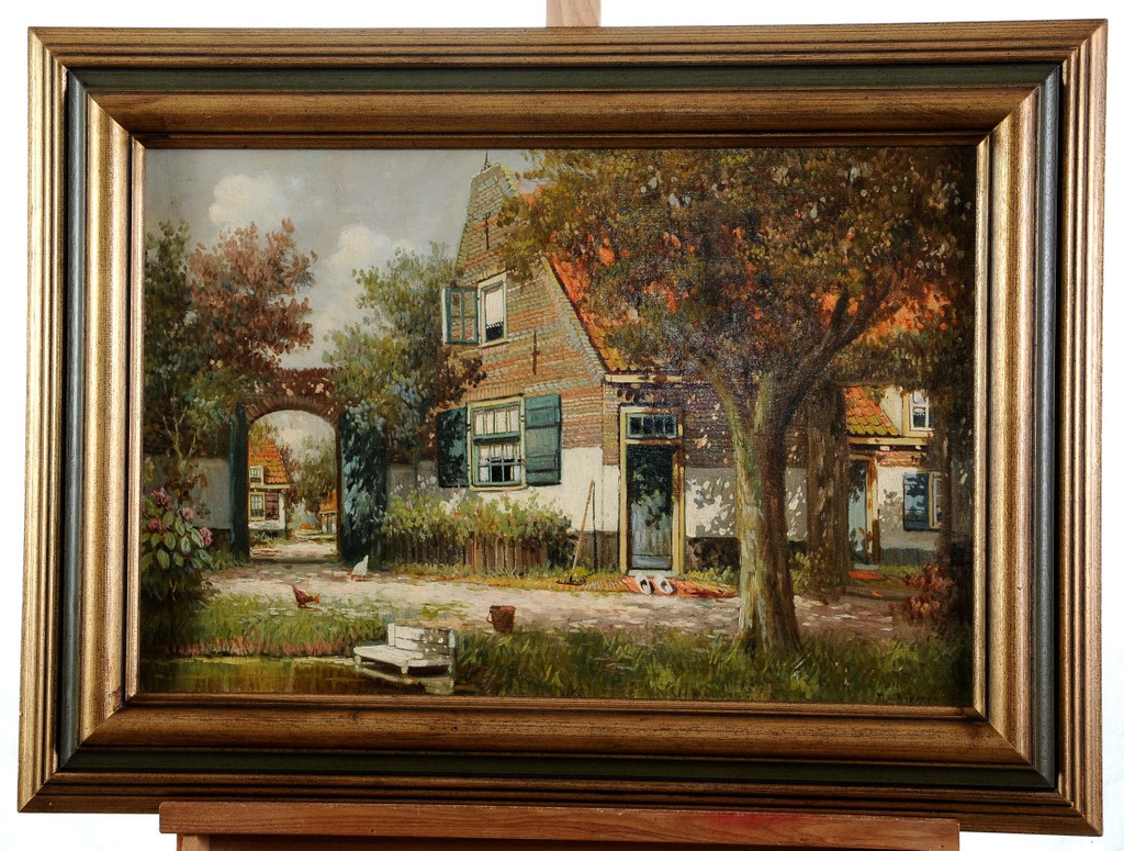 M. VAN RHEENEN NAJPIĘKNIEJSZY ORYG. OBRAZ OLEJNY ! - 7276936163 ...