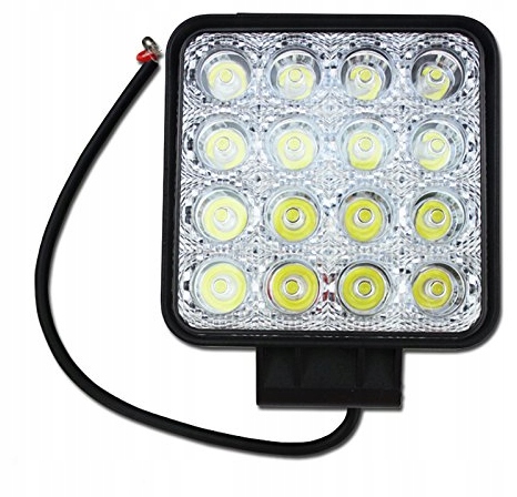 LAMPA HALOGEN REFLEKTOR SAMOCHODOWY OFFROAD 48W - 7658664775 ...