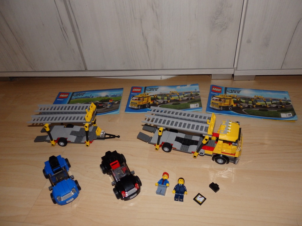 lego 60060 LAWETA transport samochodów auta city - 7422835143 ...