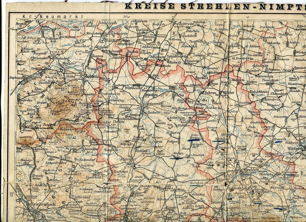 STRZELIN / NIEMCZA :: stara mapa powiatu - 7506225140 - oficjalne ...