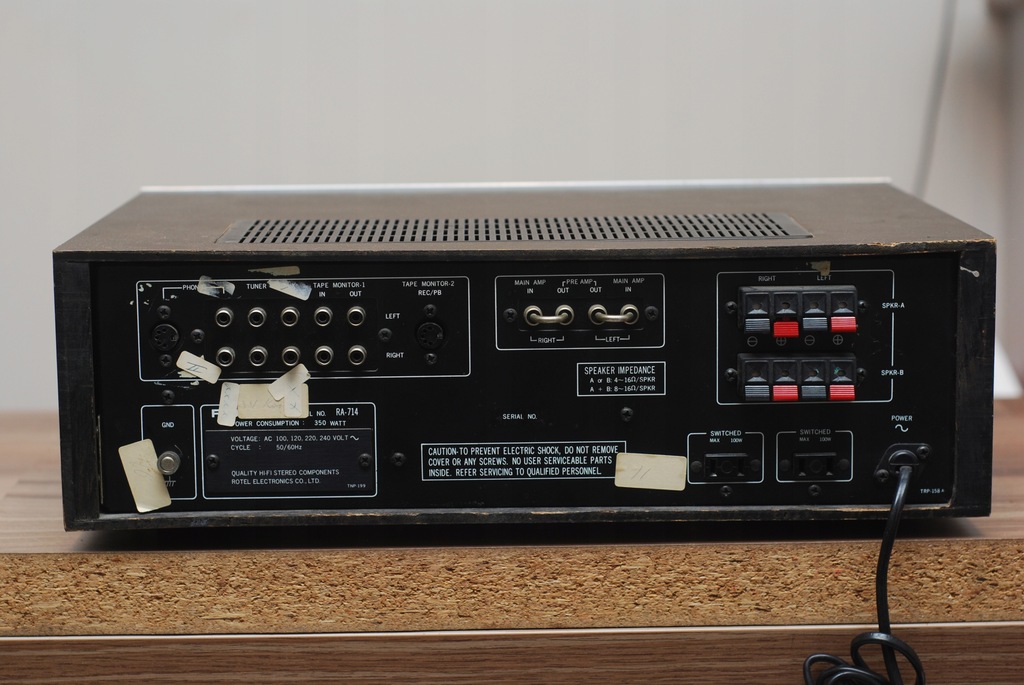 WZMACNIACZ STEREO ROTEL RA-714 / UNIKAT / TOP - 7699872234 - oficjalne ...