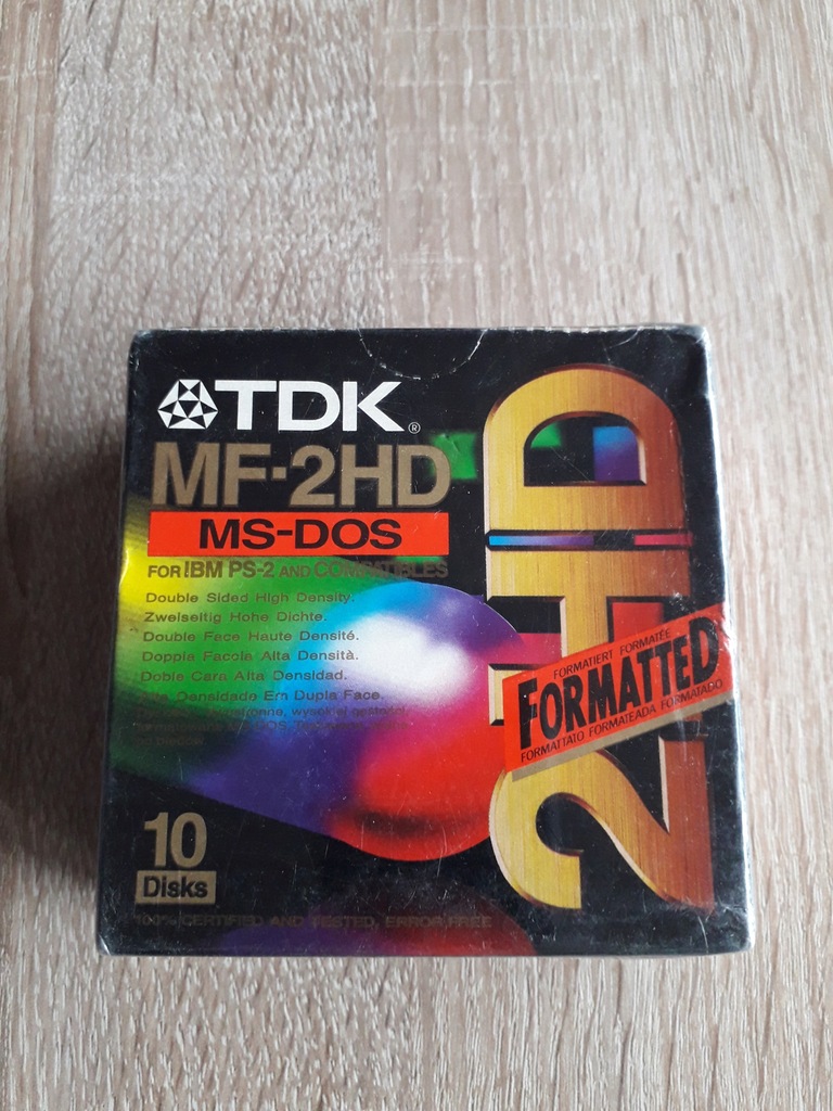 Dyskietki TDK MF 2HD 3.5" 1.44 MB folia - 7659539717 - oficjalne archiwum Allegro