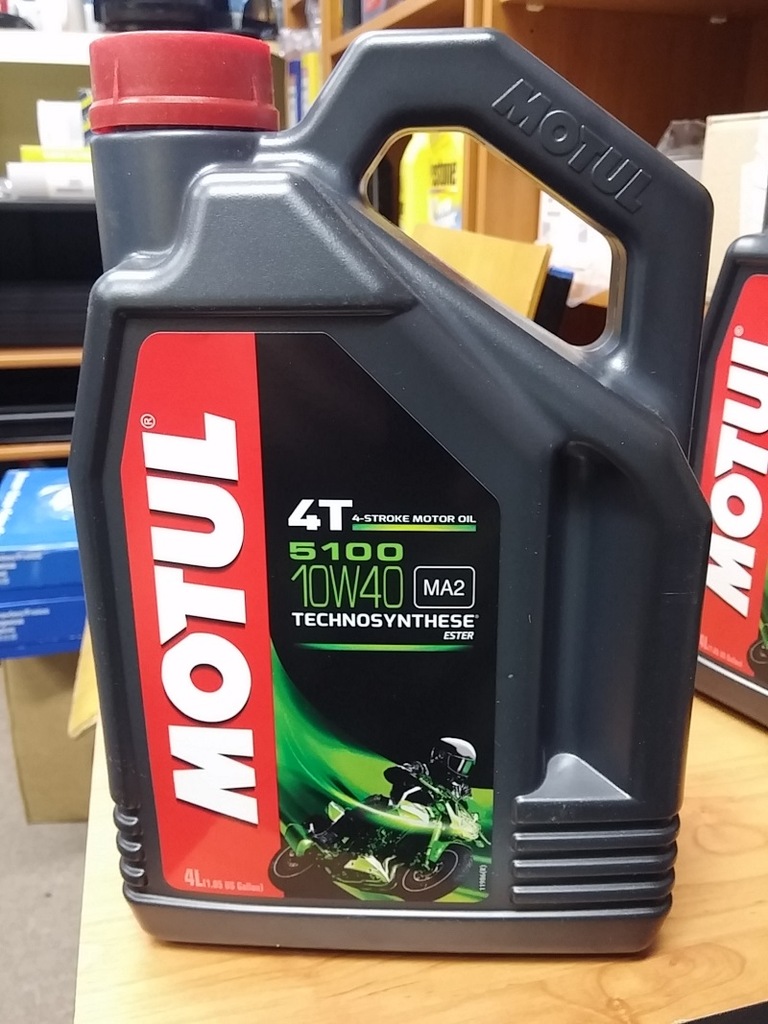 d71 OLEJ MOTUL 5100 10W40 ESTER 4T 4L PROMO WAWA - 7222733247 - oficjalne archiwum Allegro