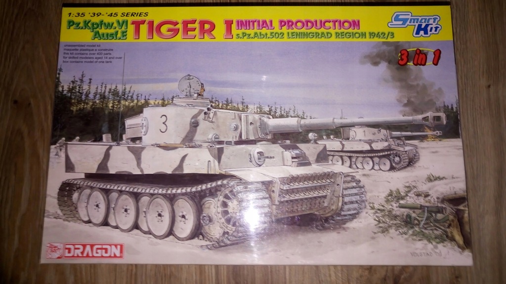 DRAGON 6600!! TIGER I INITIAL S.PZ.ABT.502 1942/43 - 7528881879 ...