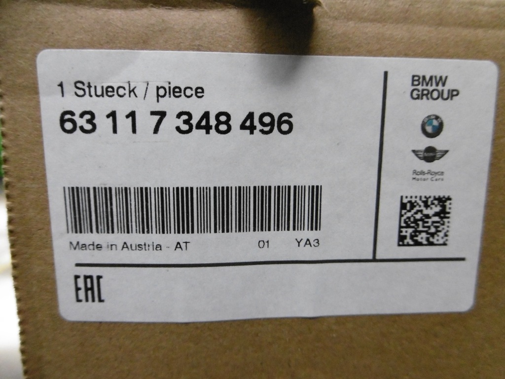 BMW 7 F01 REFLEKTOR LED PRAWY 63117348496 - 7345451962 - oficjalne ...