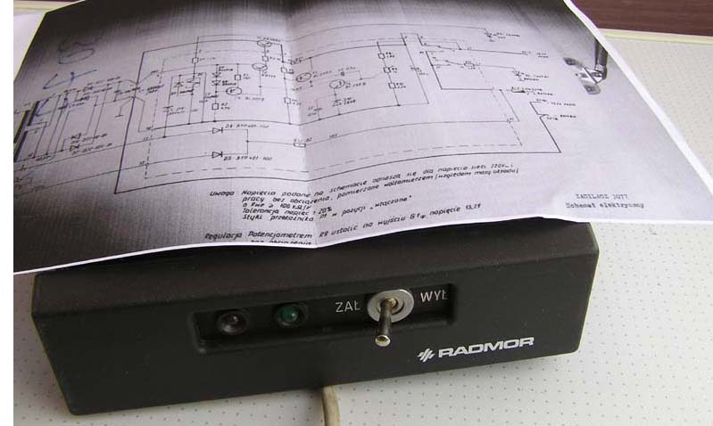 ZASILACZ 3077/1 RADMOR + SCHEMAT - 7332020556 - oficjalne archiwum Allegro